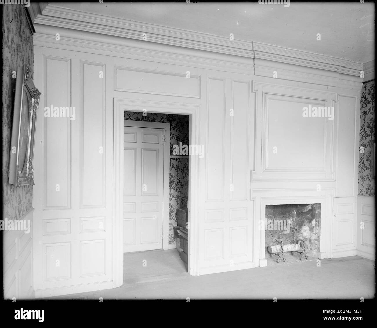 Marblehead, 169 Washington Street, interior detail, door, Jeremiah Lee ...