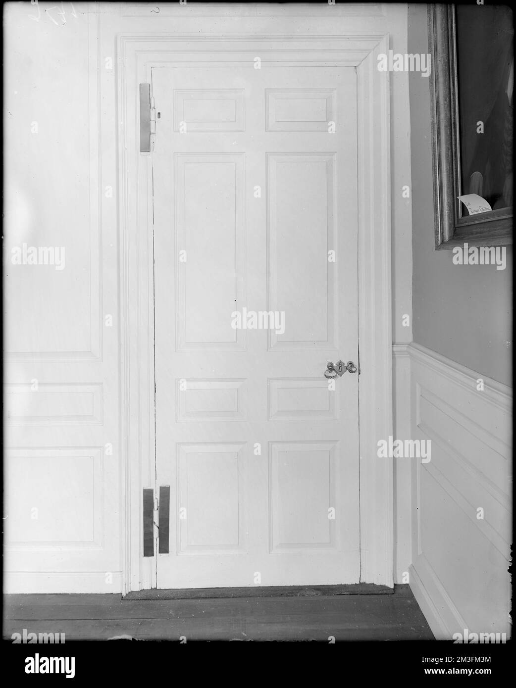 Marblehead, 169 Washington Street, interior detail, door, Jeremiah Lee ...