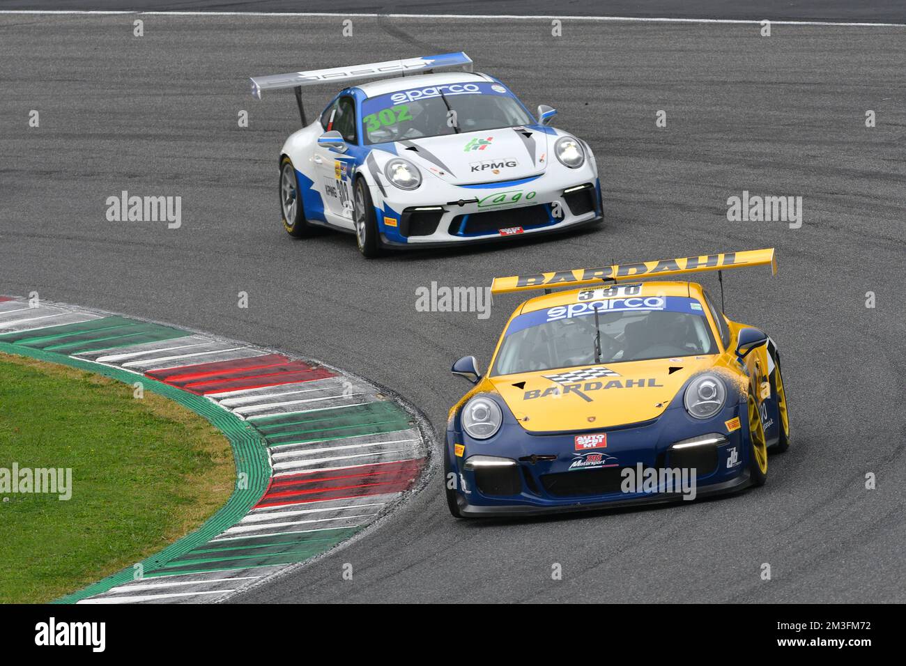 Mugello Circuit, Italy - October 21, 2022: Porsche 991 GT3 driven by De ...