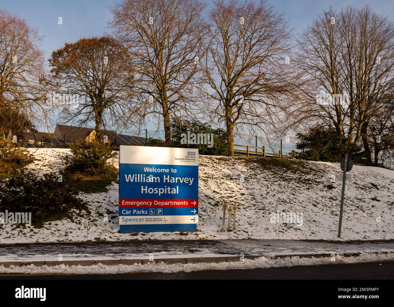 William Harvey Hospital, Ashford Kent Stock Photo - Alamy