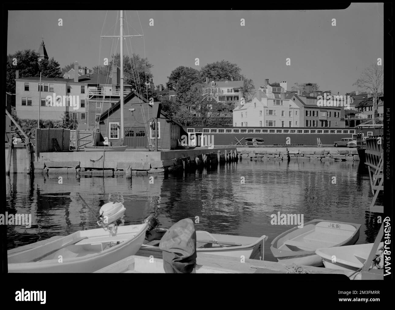Marblehead, boatyard and harbor , Boats, Harbors. Samuel Chamberlain ...