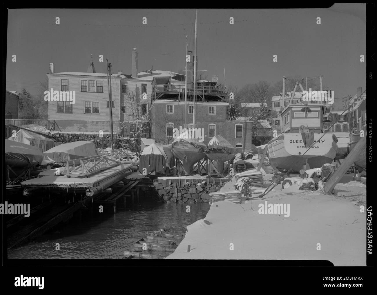 Marblehead, boats in dry dock , Boats, Boat & ship industry. Samuel ...