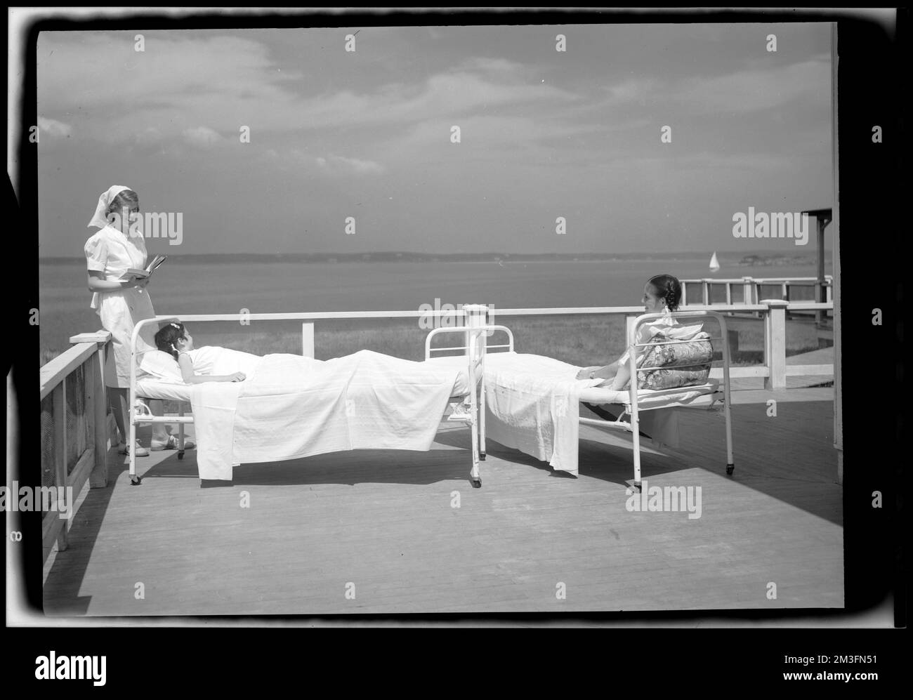 Marblehead, Children's Island, Nurse and two children , Children ...