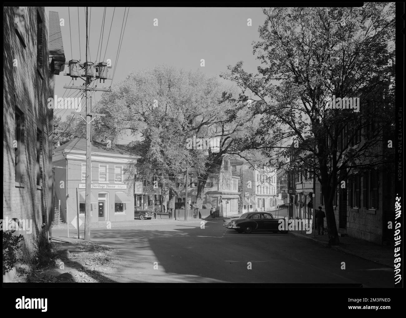 Marblehead, corner Hooper and Washington Streets , Streets, Buildings ...