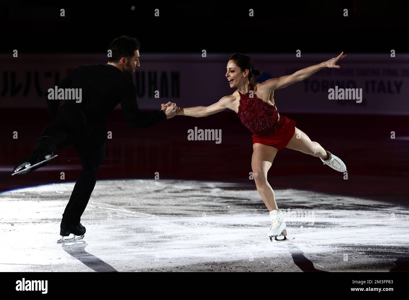 Turin, Italy, 11th December 2022. Deanna Stellato-Dudek and Maxime ...