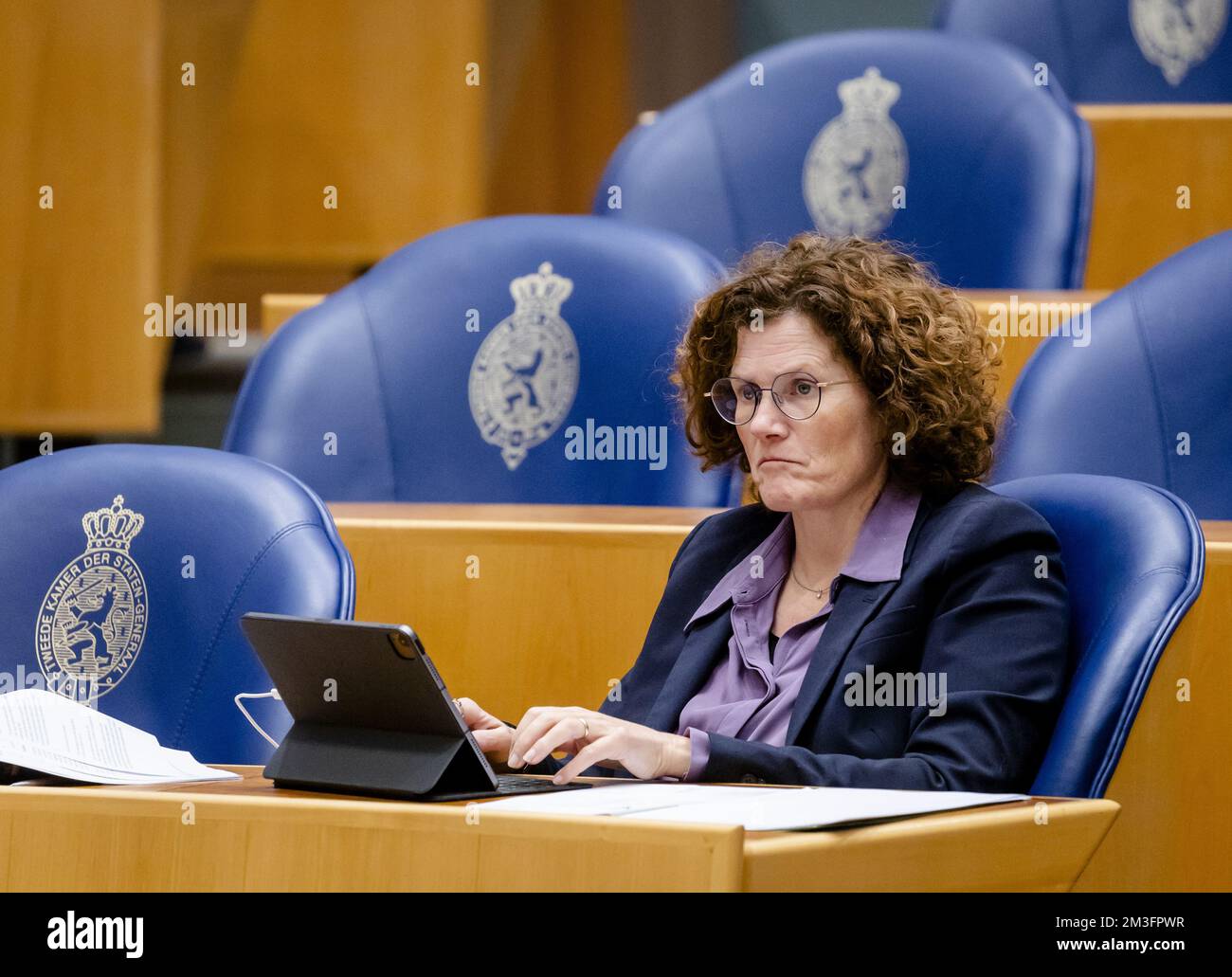 / THE HAGUE - Netherlands, Marijke van Beukering (D66) during the ...