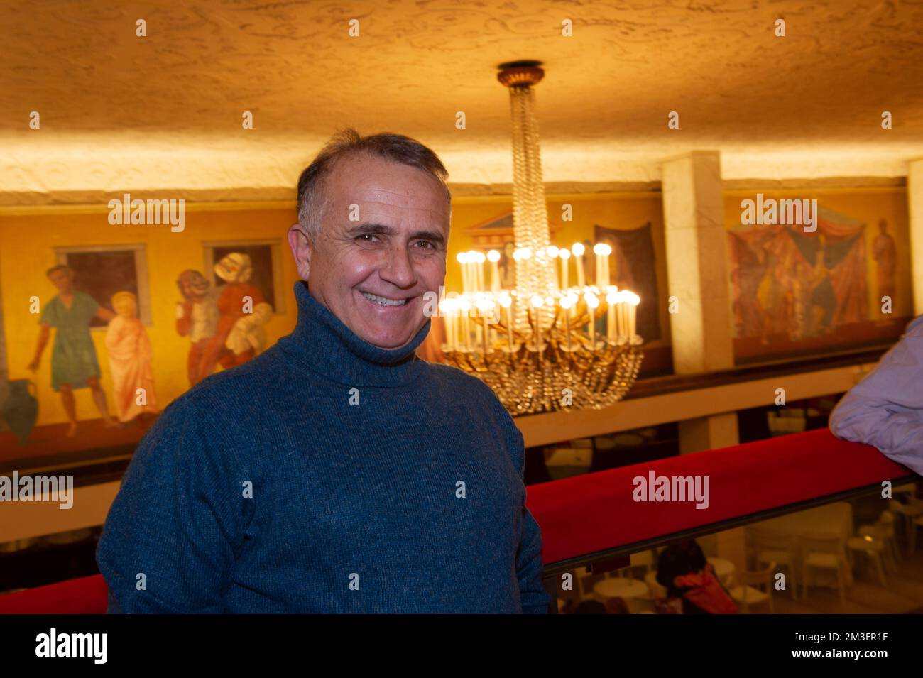 2022 december 13 - Italy, Milan, Manzoni Theater - Actors photo call ...