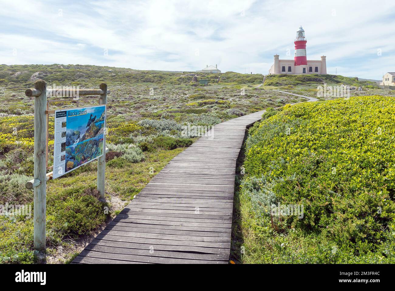 Agulhas National Park, South Africa - Sep 21, 2022: The historic ...