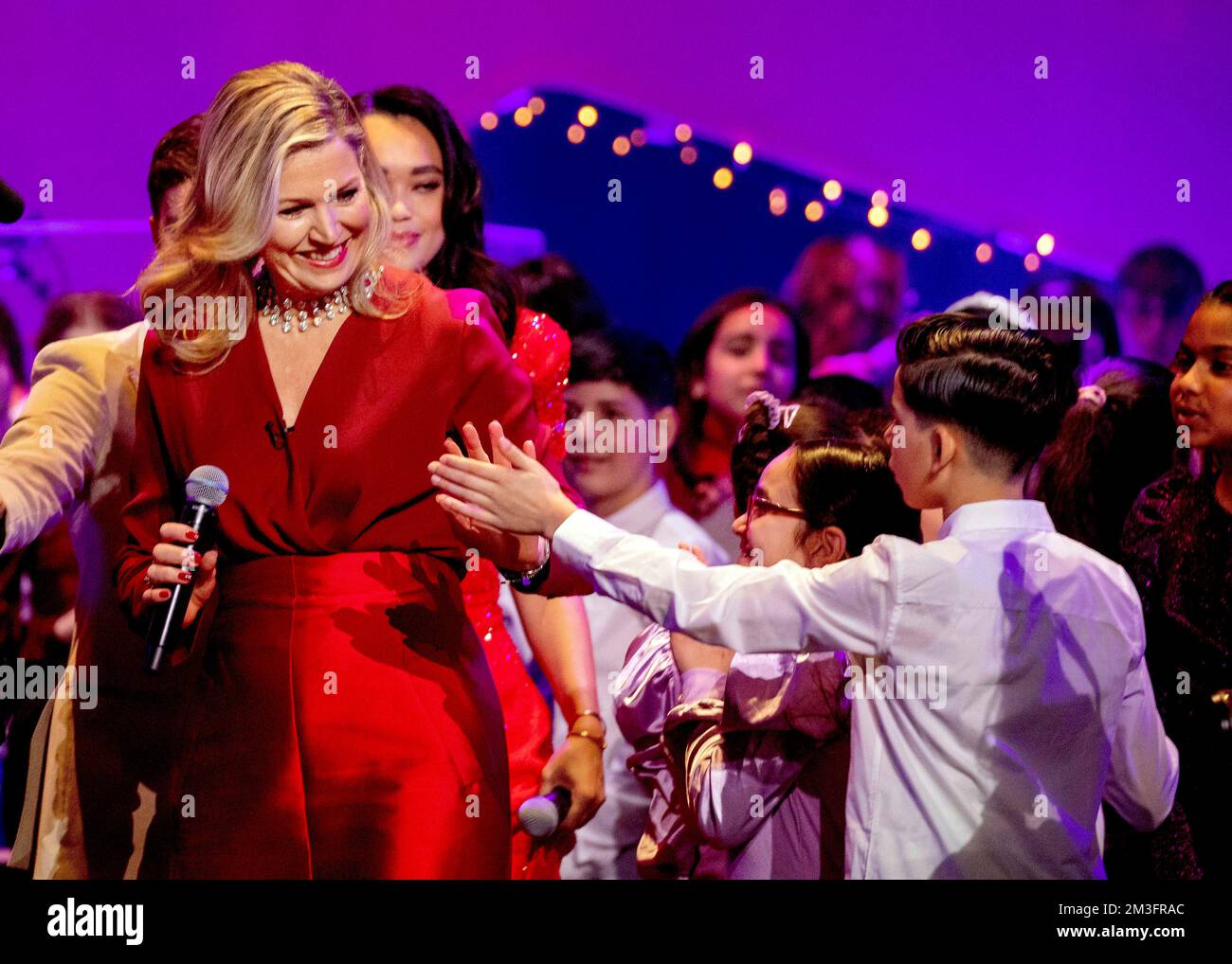 Amsterdam, Netherlands, December 15, 2022, Queen Maxima of The ...