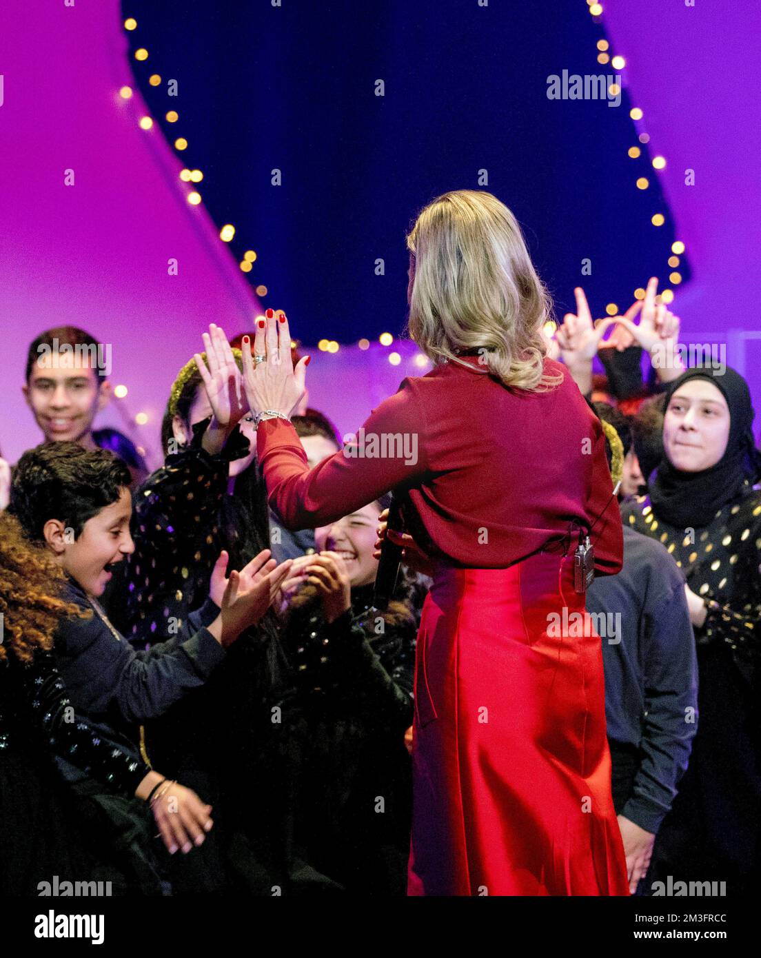 Amsterdam, Netherlands, December 15, 2022, Queen Maxima of The ...