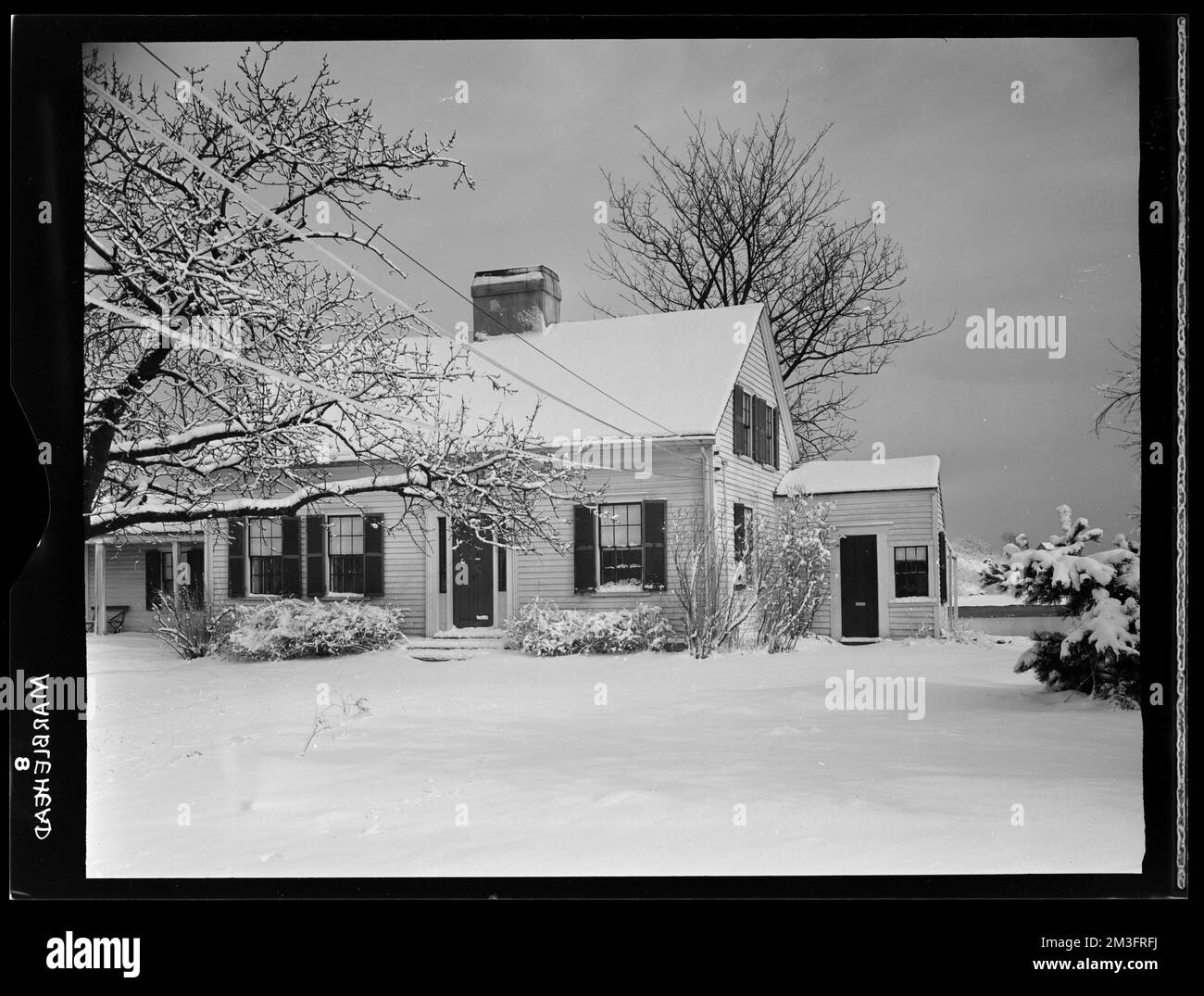 Marblehead, house exterior, snow , Architecture, Dwellings, Snow ...