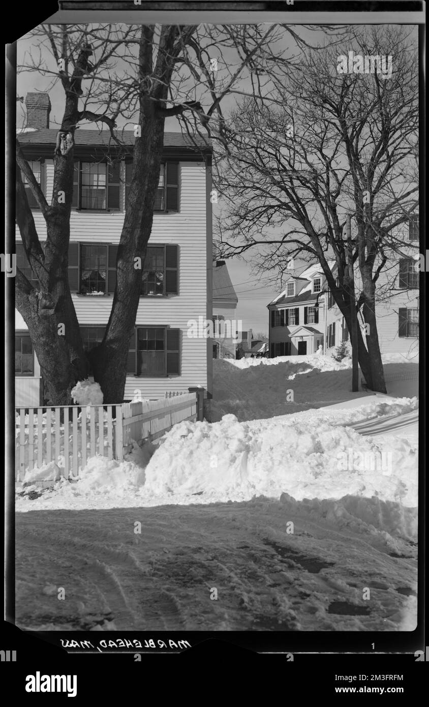 Marblehead, house exterior, snow , Architecture, Dwellings, Snow ...