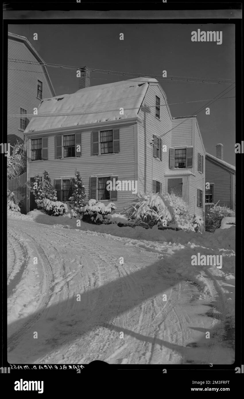 Marblehead, house exterior, snow , Architecture, Dwellings, Snow ...