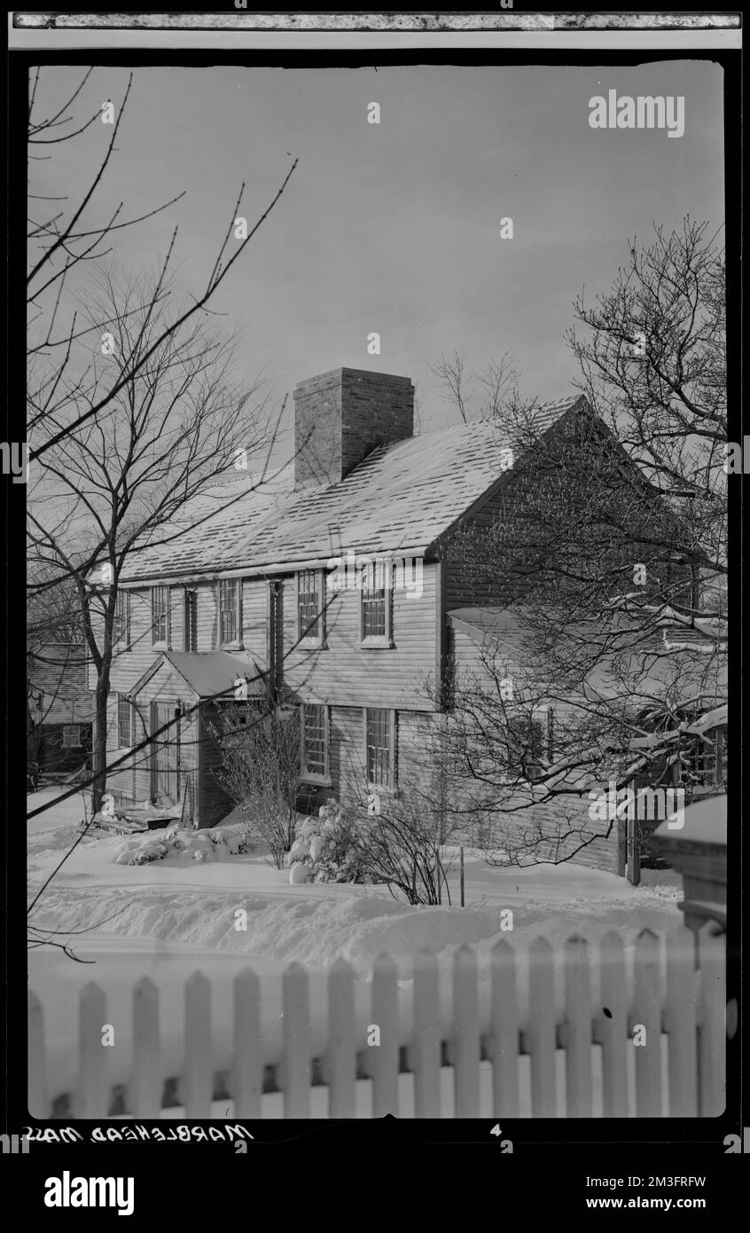 Marblehead, house exterior, snow , Architecture, Dwellings, Snow ...