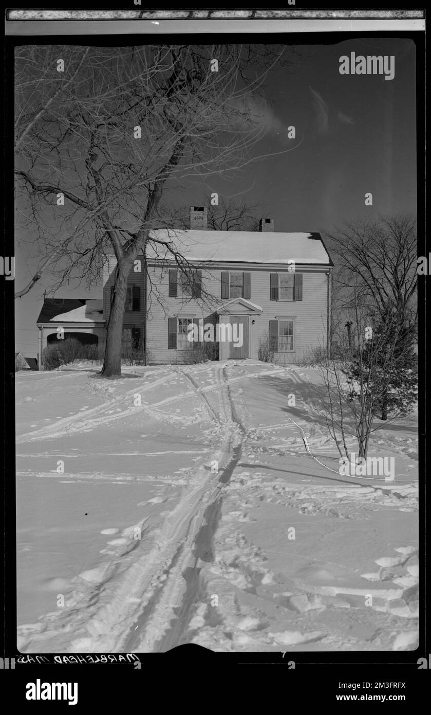 Marblehead, house exterior, snow , Architecture, Dwellings, Snow ...