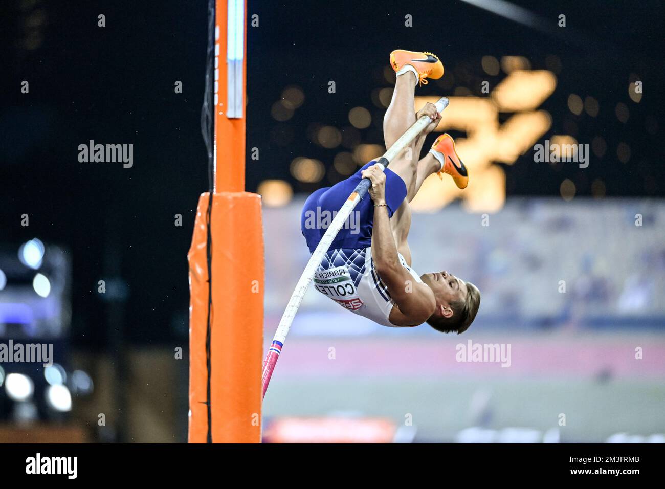 Thibaut Collet (France). Pole Vault Men. European Championships Munich ...