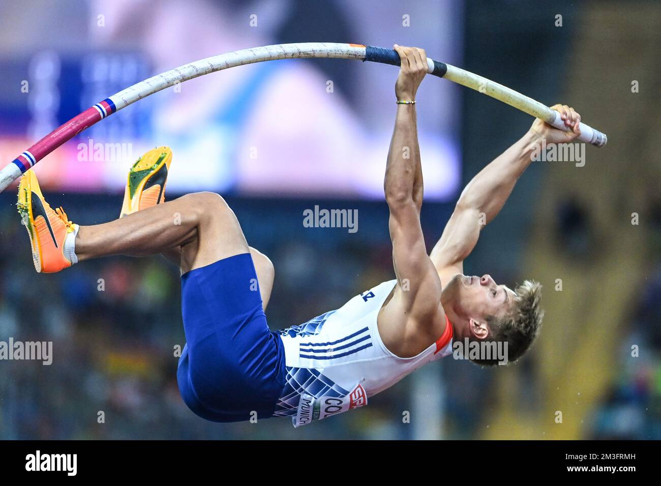 Thibaut Collet (France). Pole Vault Men. European Championships Munich ...