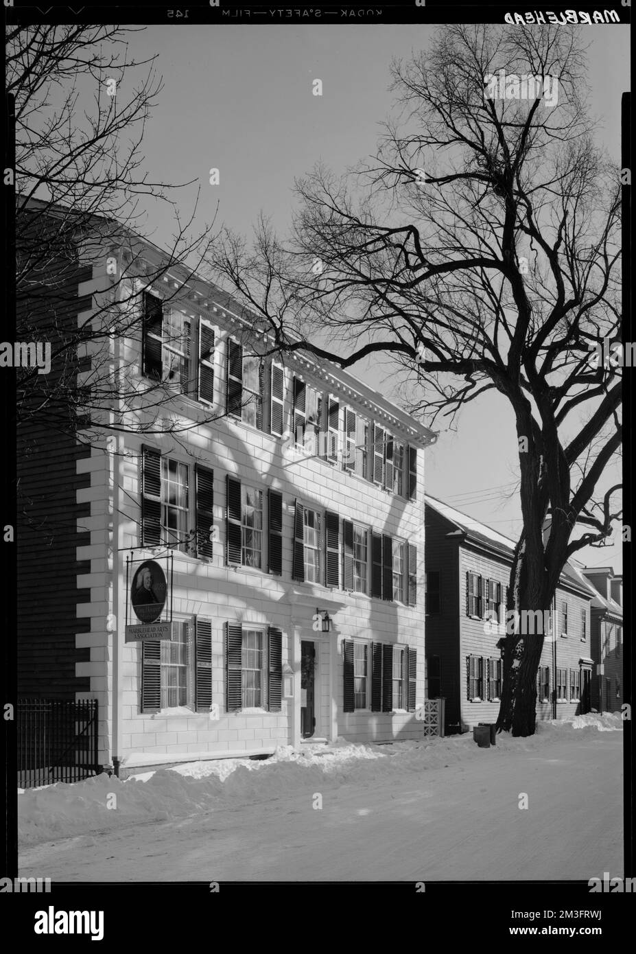 Marblehead, King Hooper Mansion, snow , Architecture, Dwellings, Snow ...