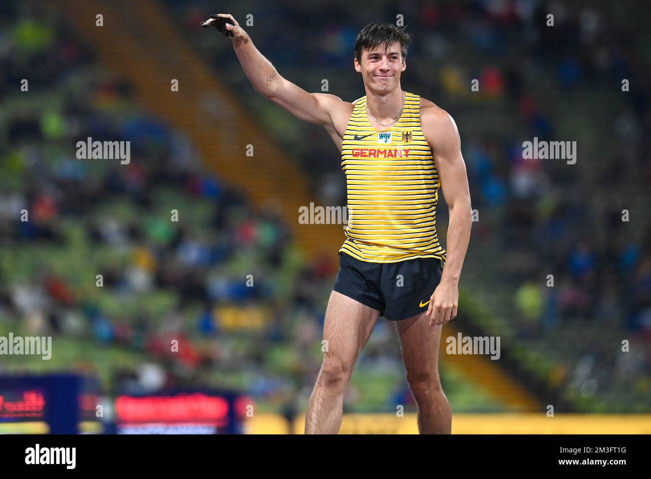 Oleg Zernikel (Germany). Pole Vault Men. European Championships Munich ...