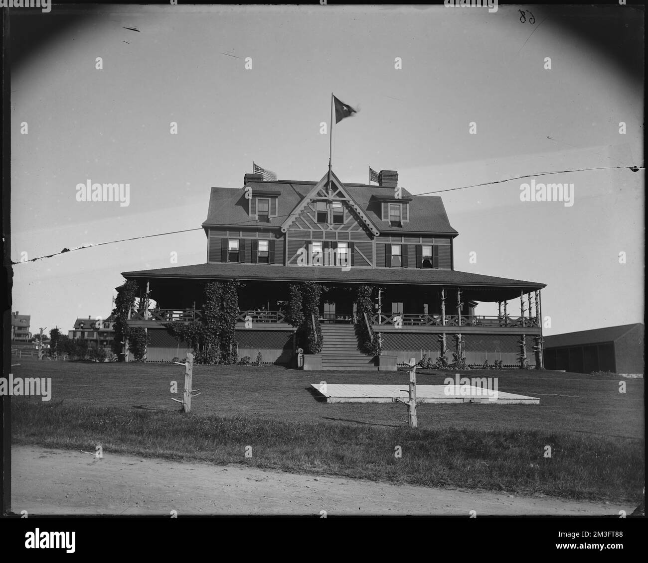 Marblehead, Marblehead Neck, Eastern Yacht Club House, 1880 , Yacht ...