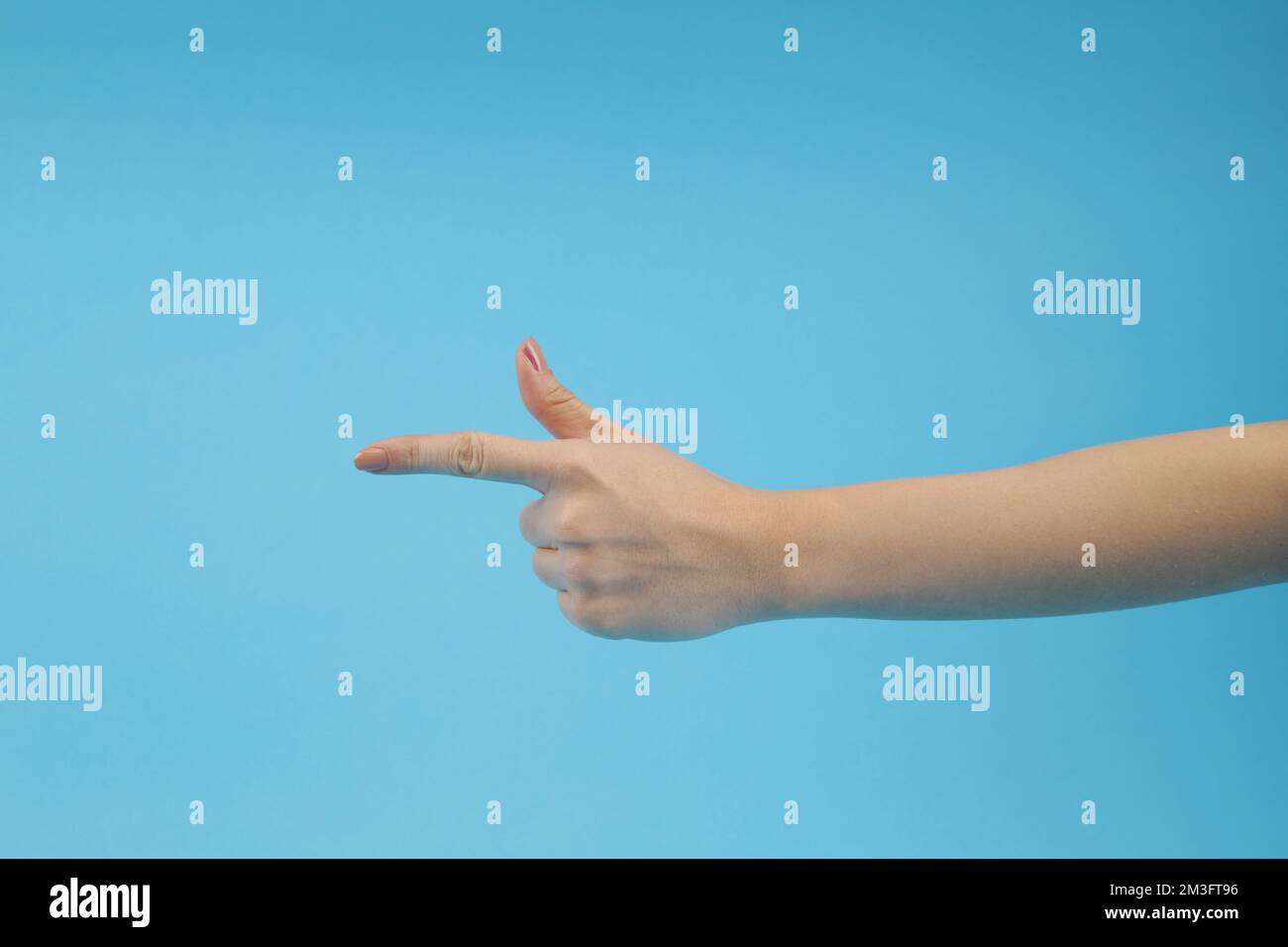woman hand making various signs Stock Photo - Alamy
