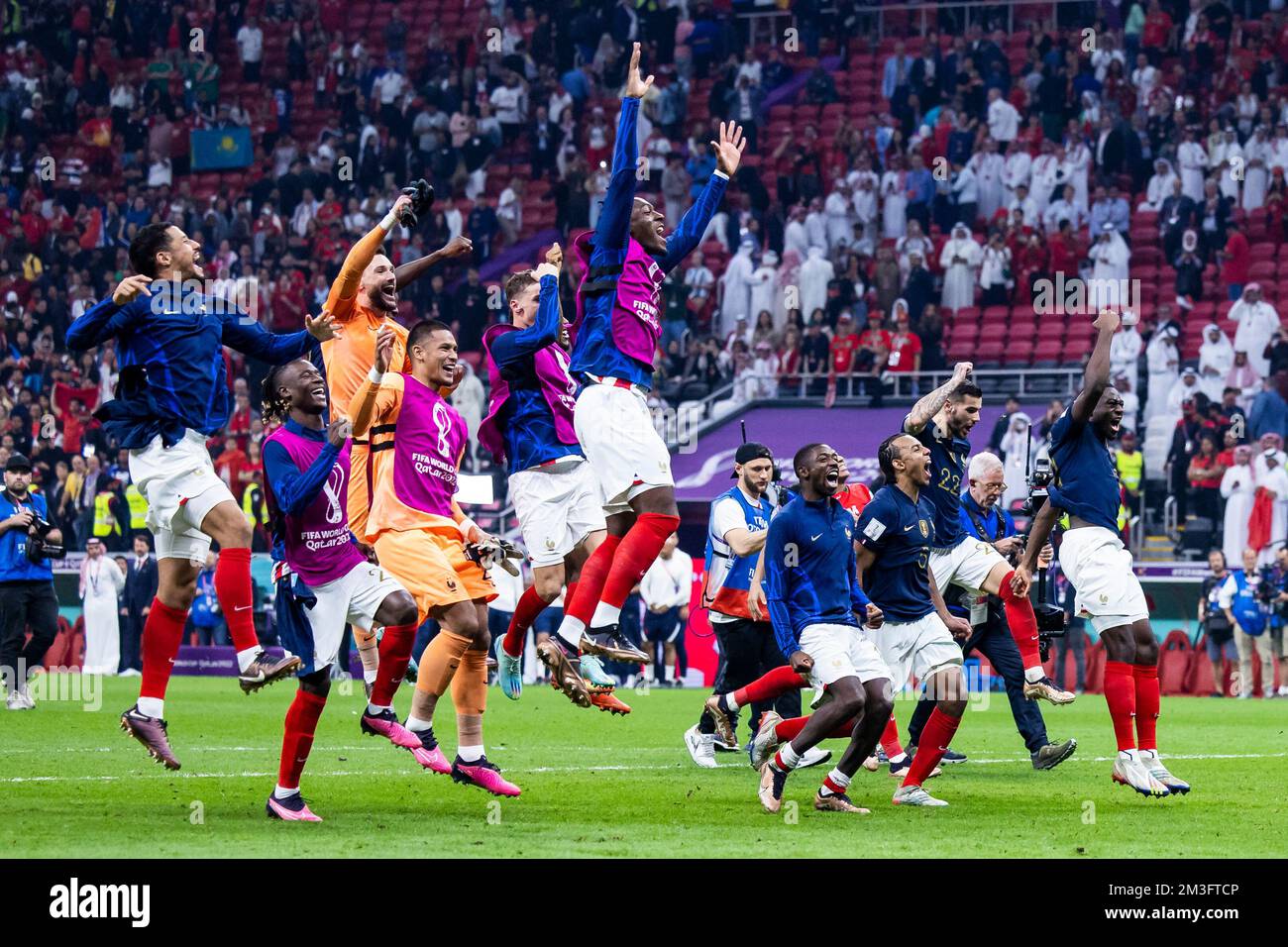 Al Chaur, Qatar. 14th Dec, 2022. Soccer: World Cup, France - Morocco ...