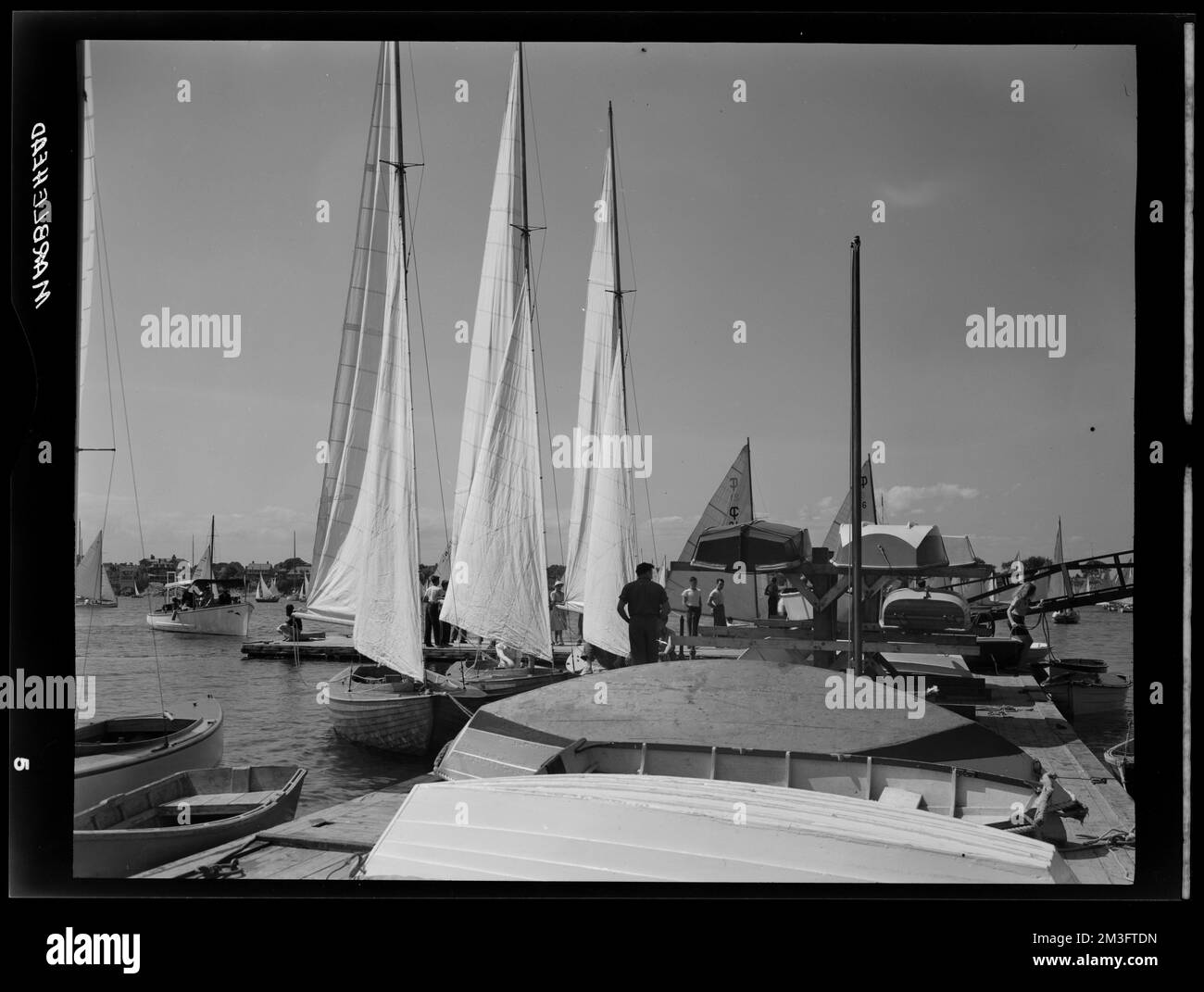 Marblehead (marine), 'at the floats' , Boats, Harbors, Piers & wharves ...