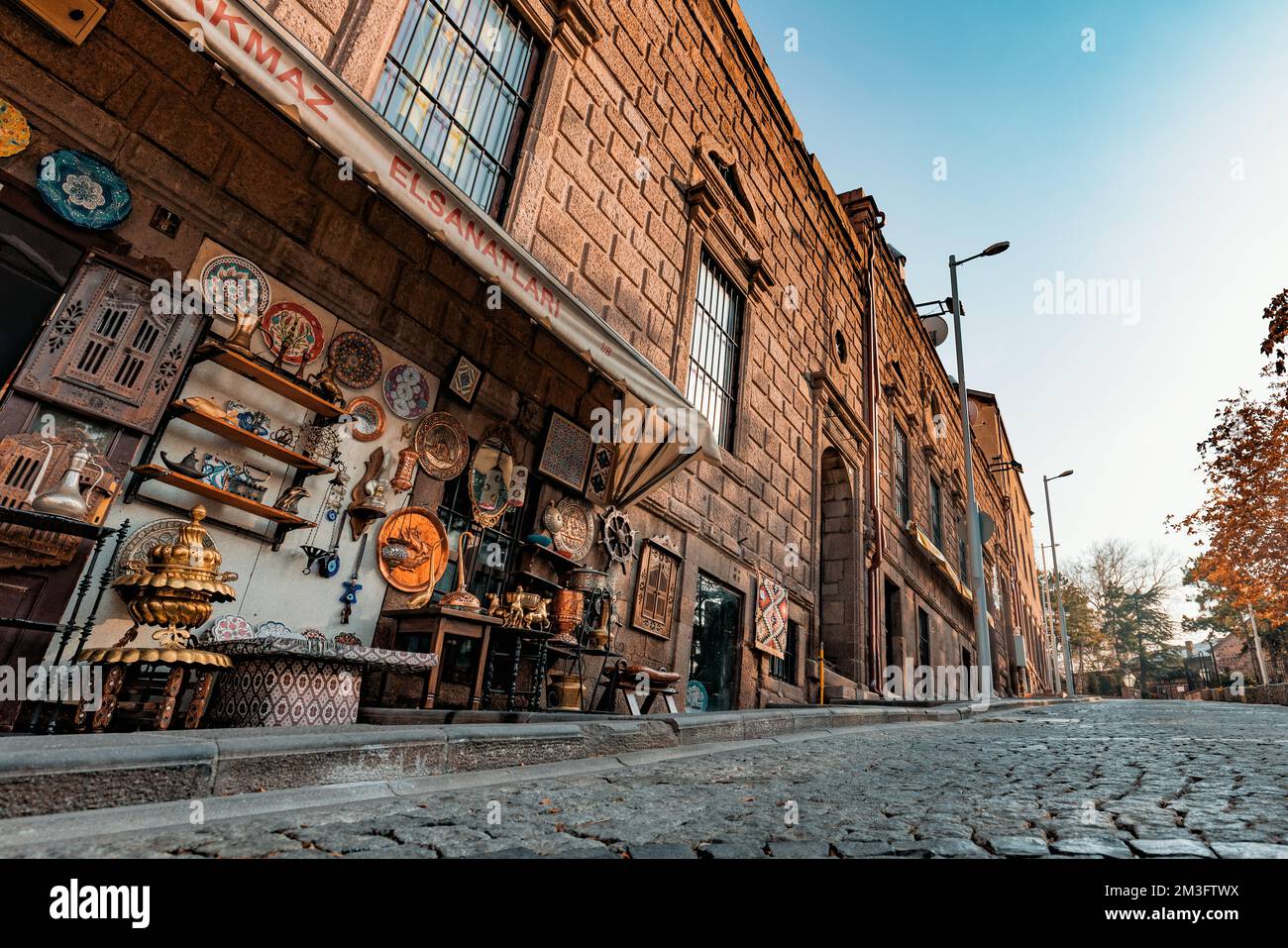 Ankara-Turkey, December 09, 2022: Detail of a souvenir shop and the ...