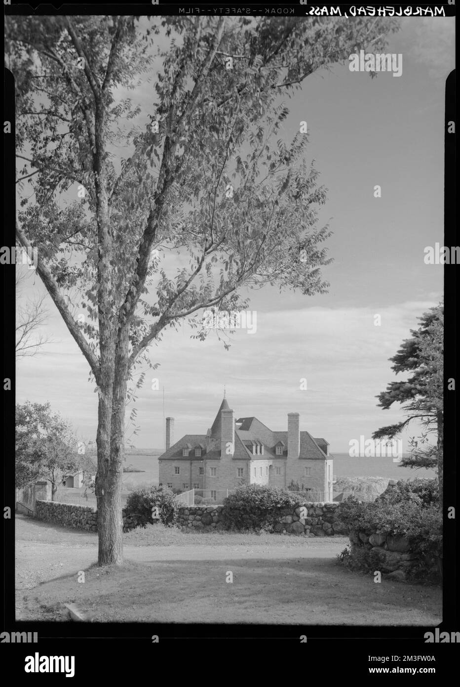 Marblehead, Mass.: Marblehead Neck , Architecture, Dwellings, Trees ...