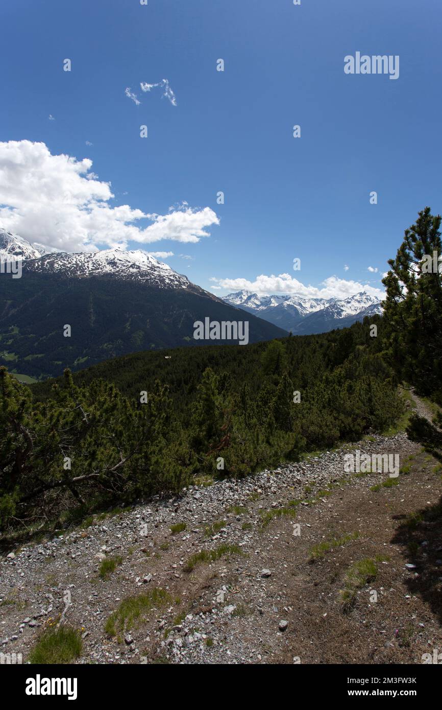 A landscape in Bormio area during a summer trekking Stock Photo - Alamy