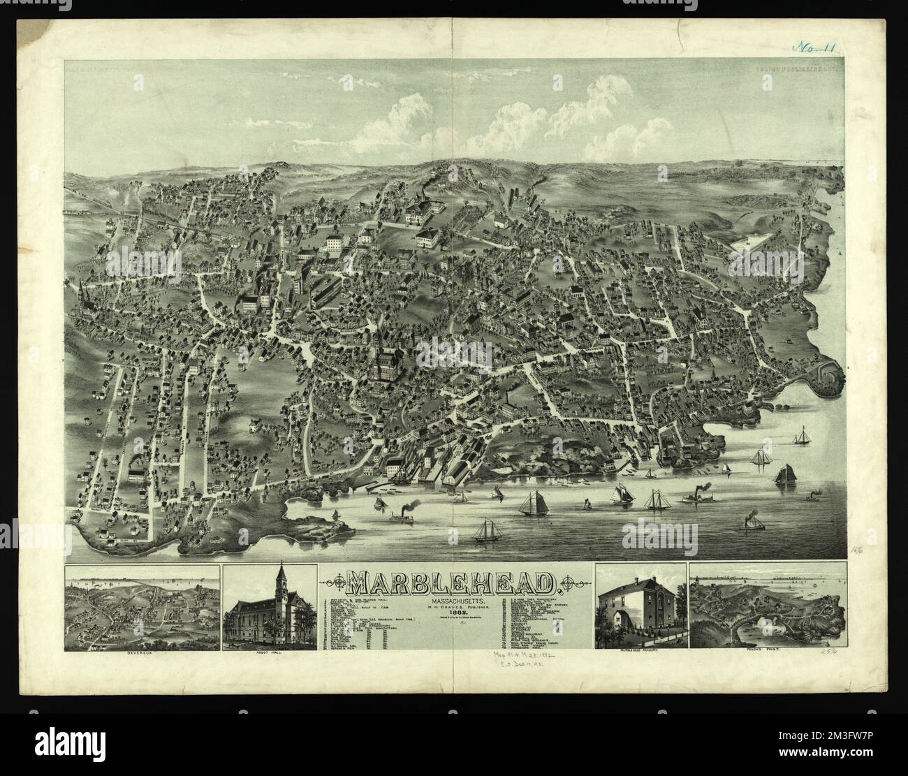 Map of marblehead hi-res stock photography and images - Alamy