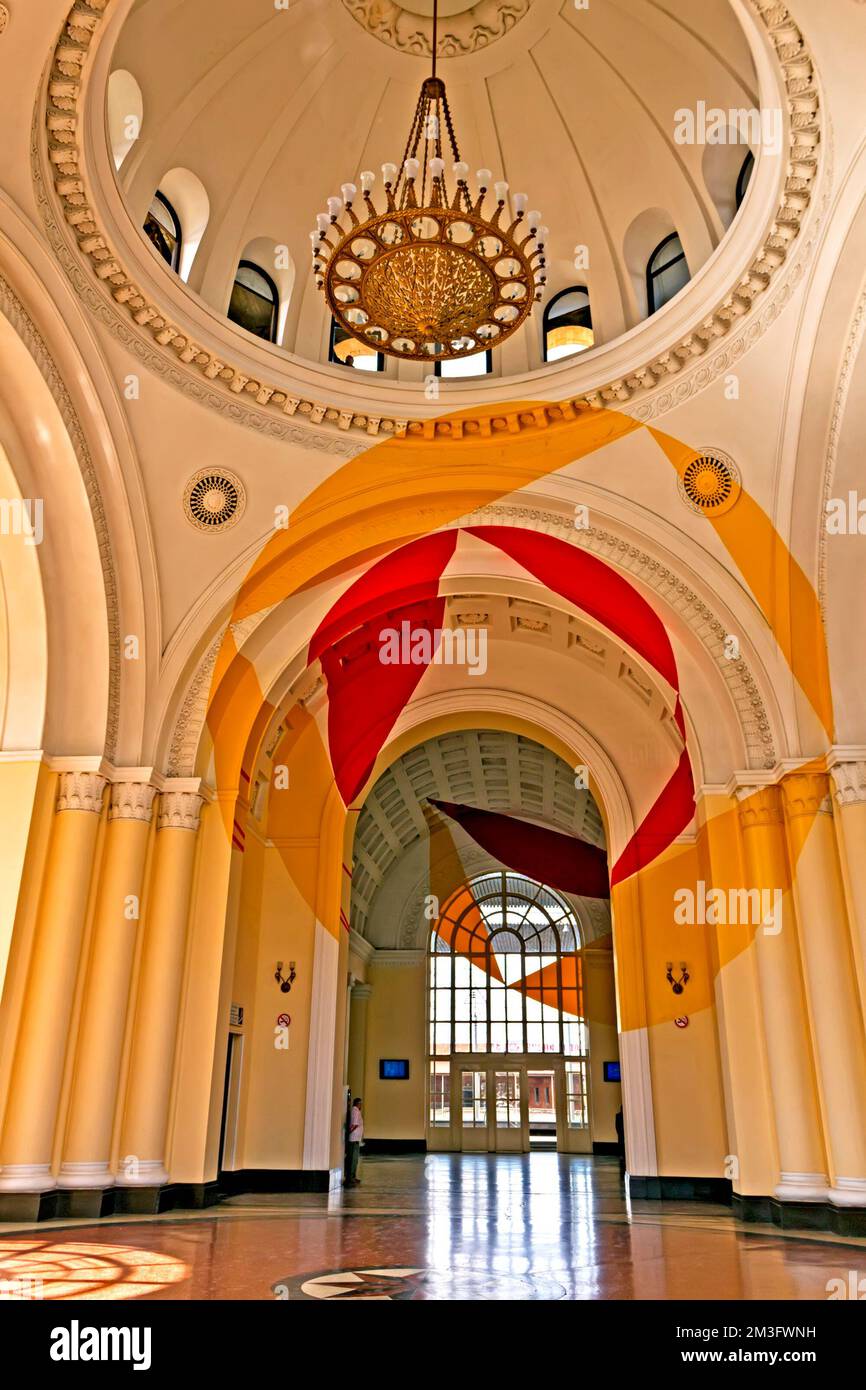 Interior of old Train Station of Yerevan,Armenia Stock Photo - Alamy