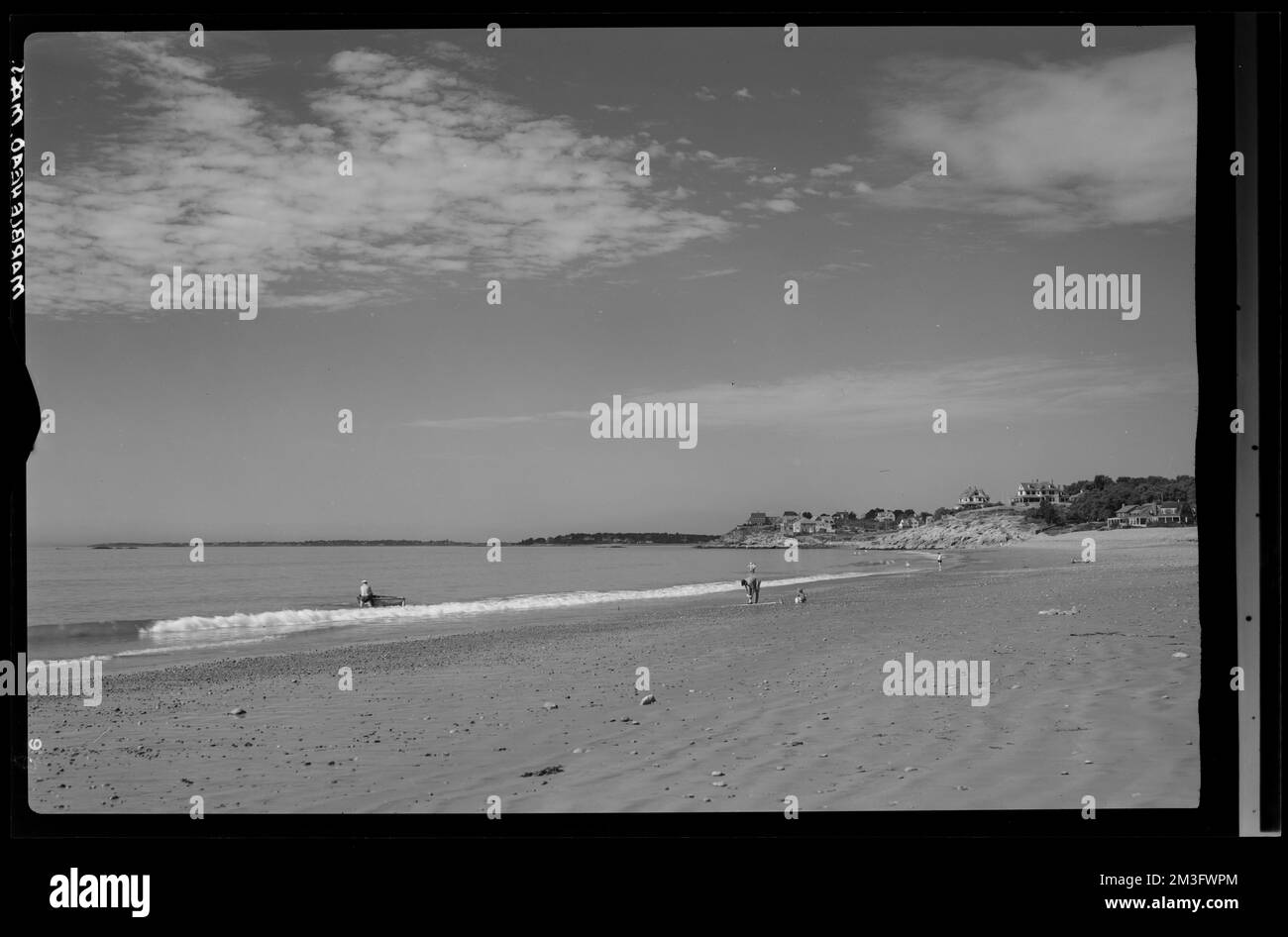 Marblehead, 'Out Beyond Lighthouse,' marine , Beaches. Samuel ...