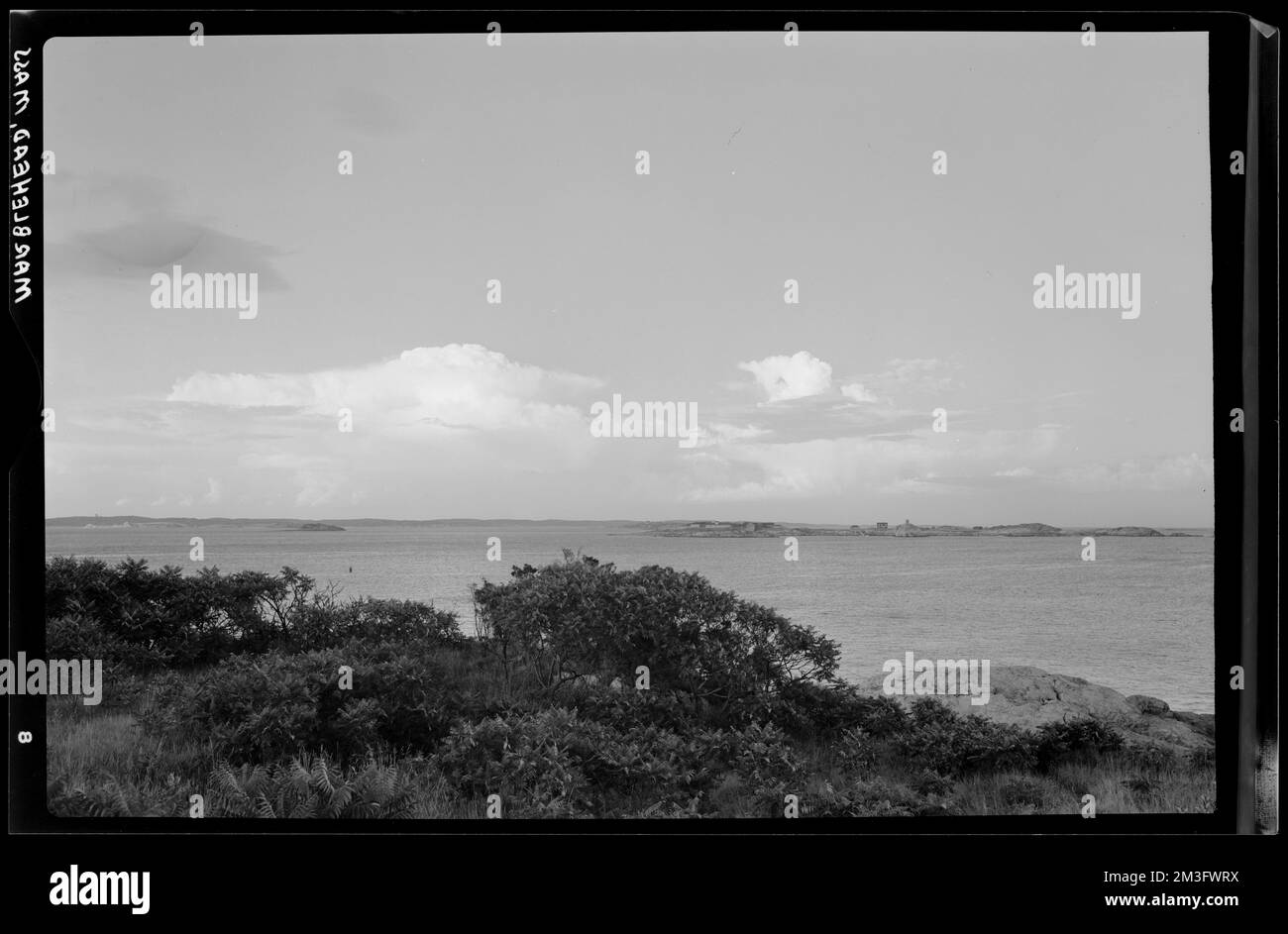 Marblehead, 'Out Beyond Lighthouse,' marine , Bodies of water. Samuel ...