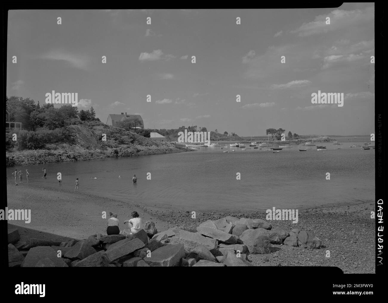 Marblehead, seascape, Gas House Beach , Beaches. Samuel Chamberlain ...