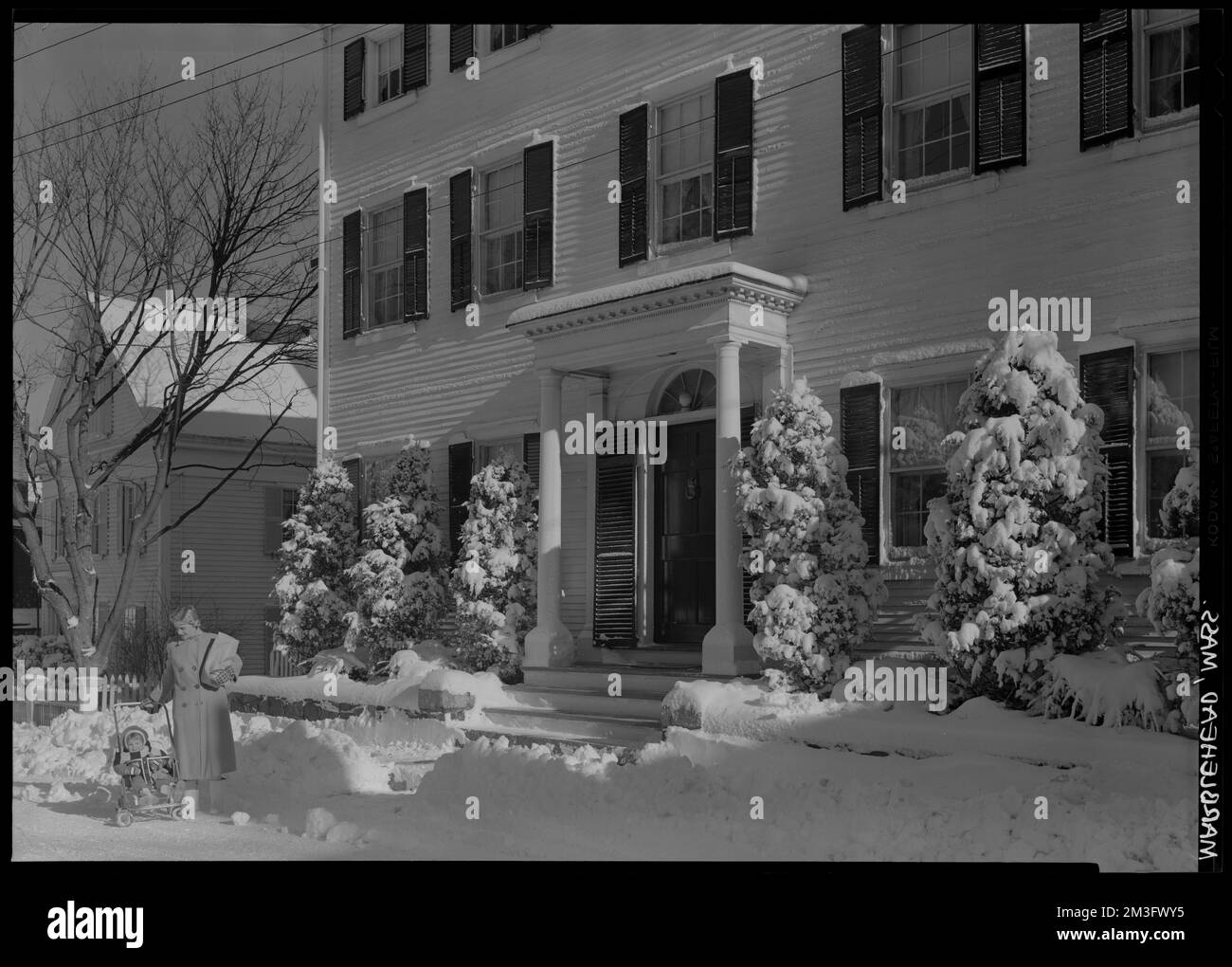 Marblehead, snow , Architecture, Dwellings, Children, Snow. Samuel ...