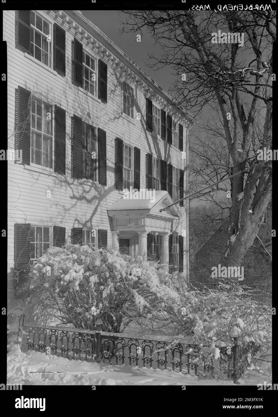 Marblehead, snow, on house , Architecture, Dwellings, Snow. Samuel ...