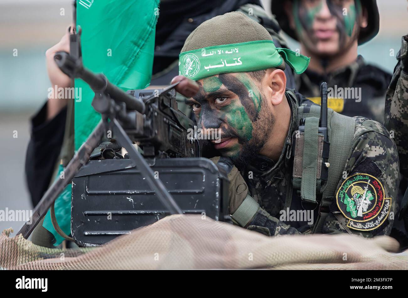 Gaza, Palestine. 14th Dec, 2022. Armed members of the Izz al-Din al ...