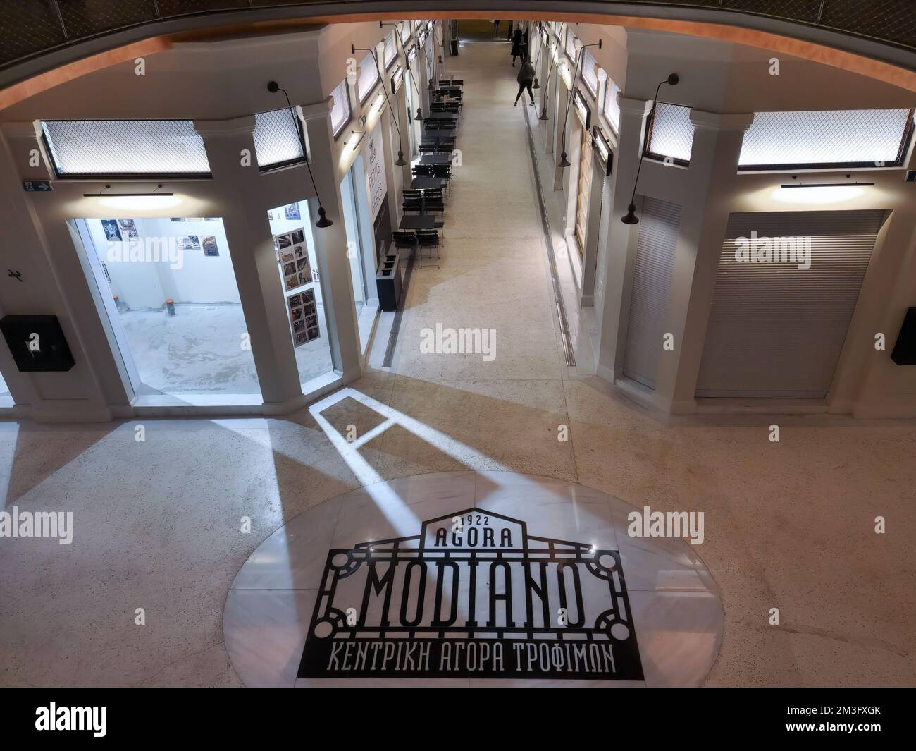 Thessaloniki, Greece renovated Modiano enclosed traditional food market ...