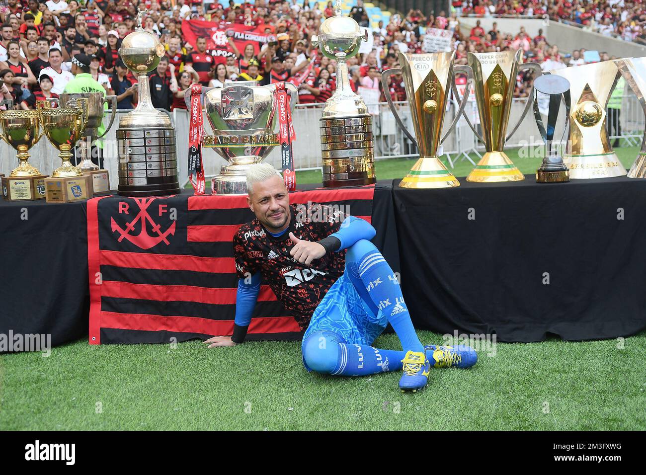 Rio de Janeiro, Brazil, November 12, 2022. Soccer goalkeeper Diego ...