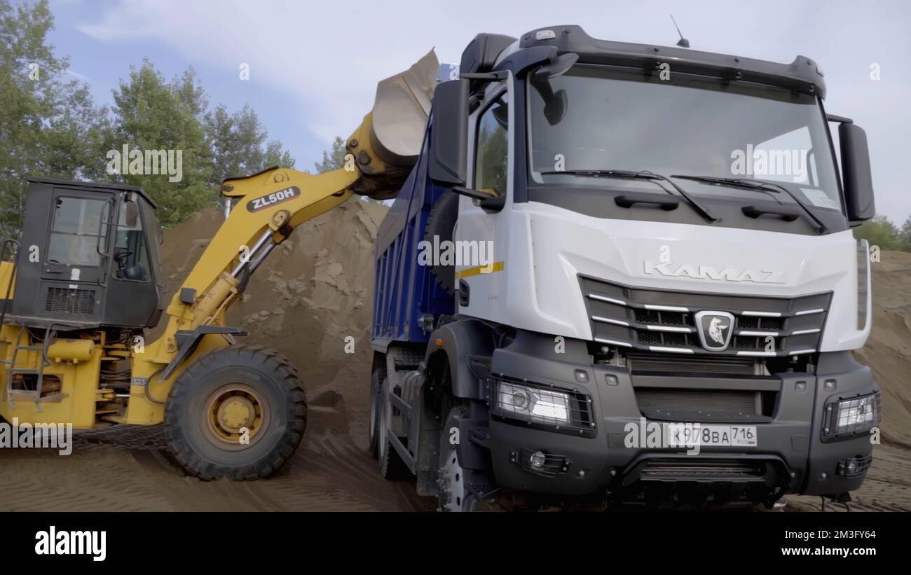 Berlin, Germany - June 20, 2022: industrial background with heavy ...