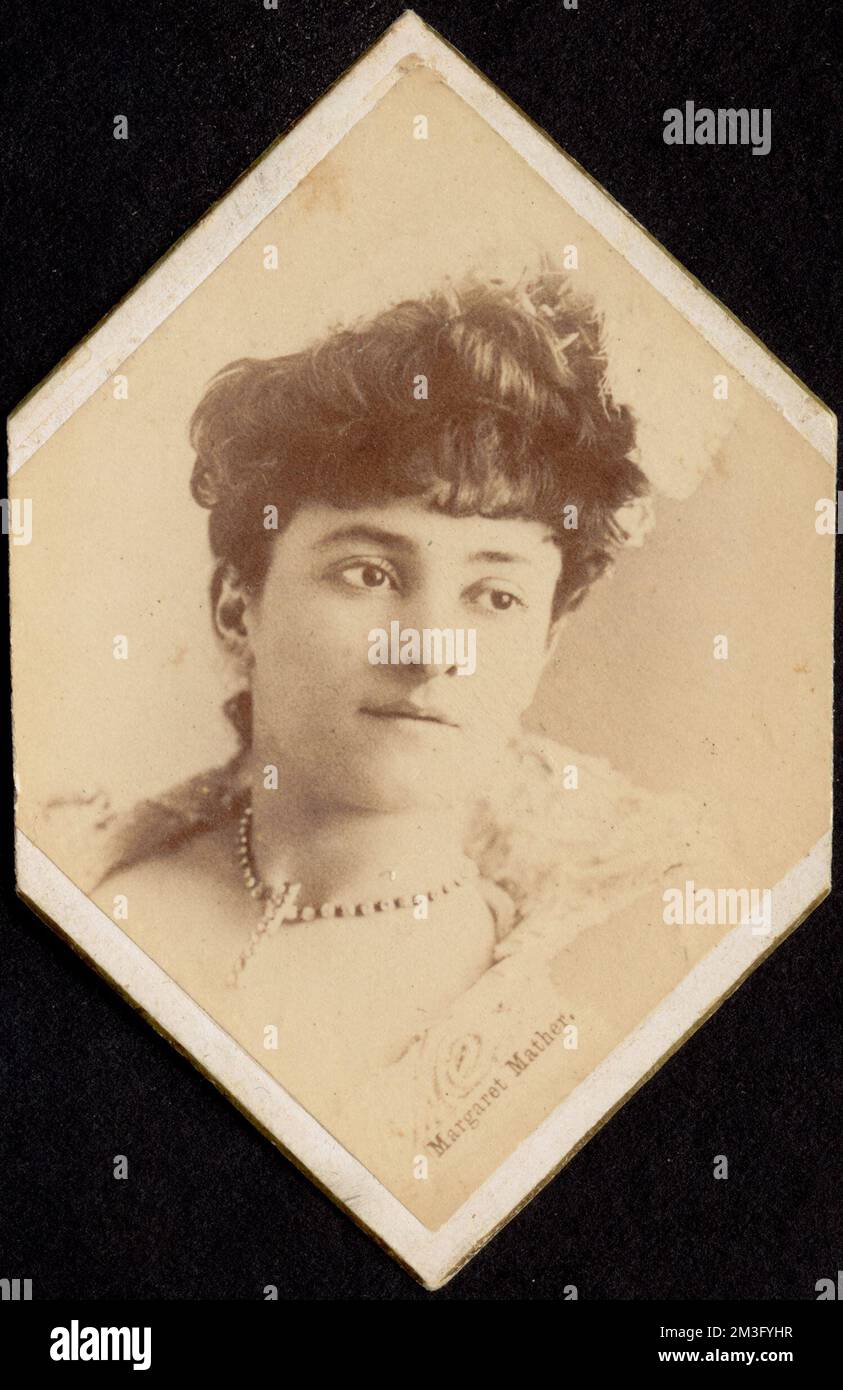 Margaret Mather , Actresses, Mather, Margaret, 1859-1898, Carte de ...