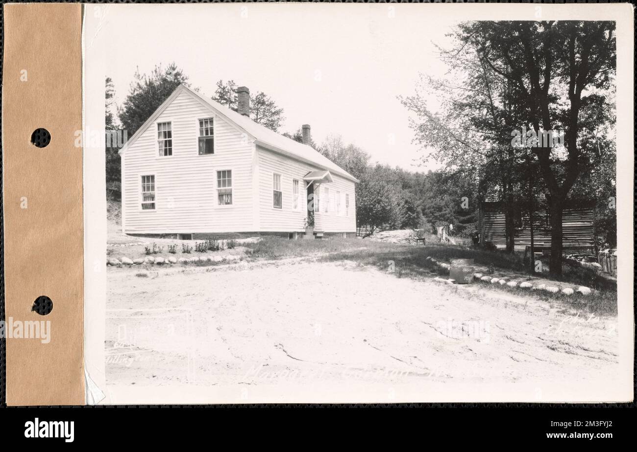 Margaret Gorman, barn and house, New Salem, Mass., June 12, 1928 ...