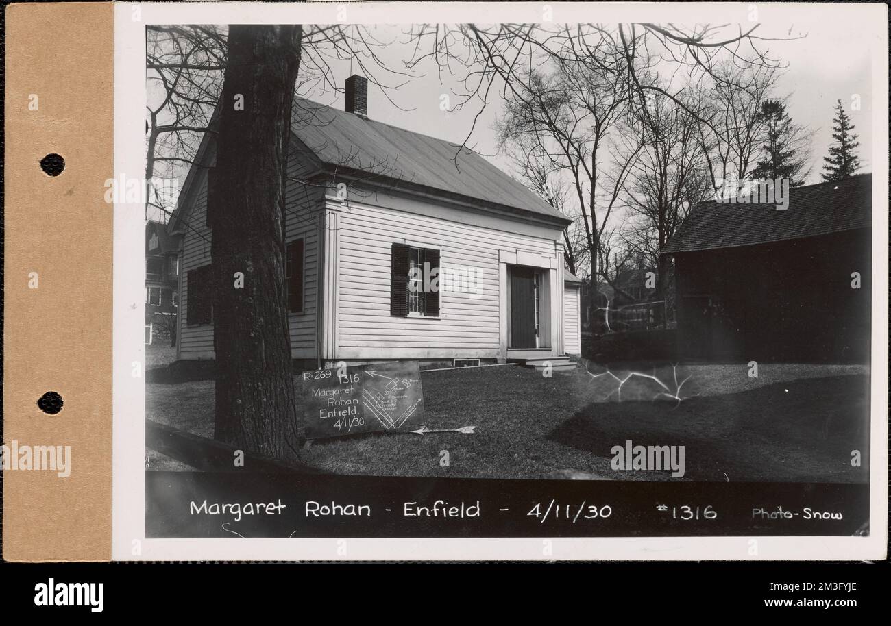 Margaret Rohan, house, barn, Enfield, Mass., Apr. 11, 1930 : Parcel no ...