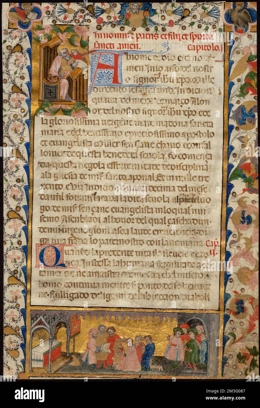 Mariegola, in Italian ,. Medieval and Early Renaissance Manuscripts ...