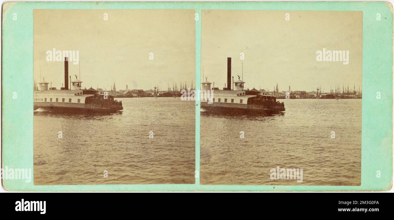 Marine view, Boston Harbor Stock Photo - Alamy