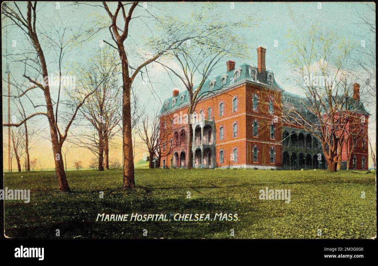 Marine Hospital, Chelsea, Mass. , Hospitals, United States Marine ...