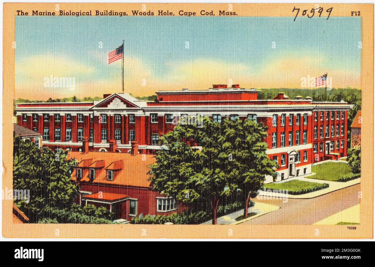 The Marine Biological buildings, Woods Hole, Cape Cod, Mass. , Research ...