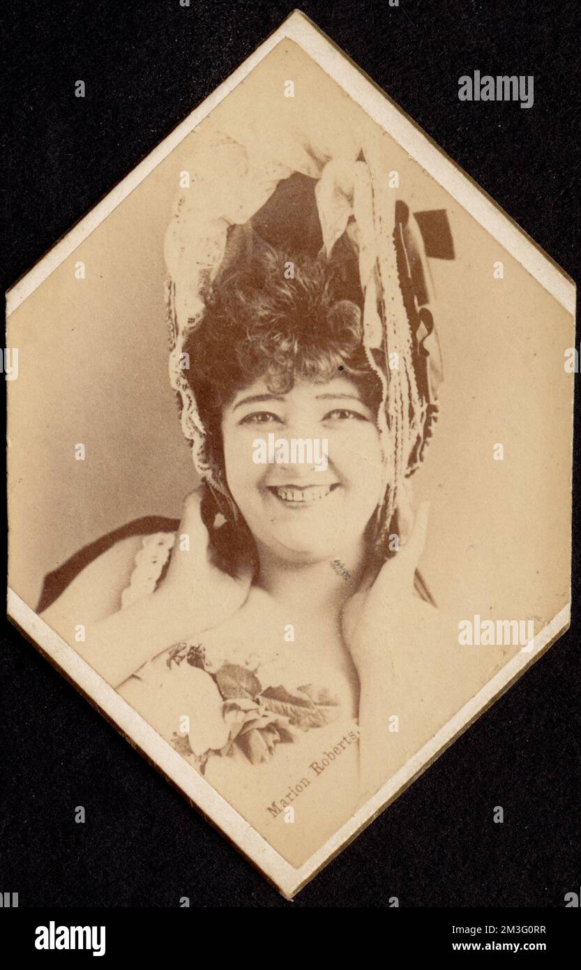 Marion Roberts , Actresses, Carte de Visite Collection Stock Photo - Alamy