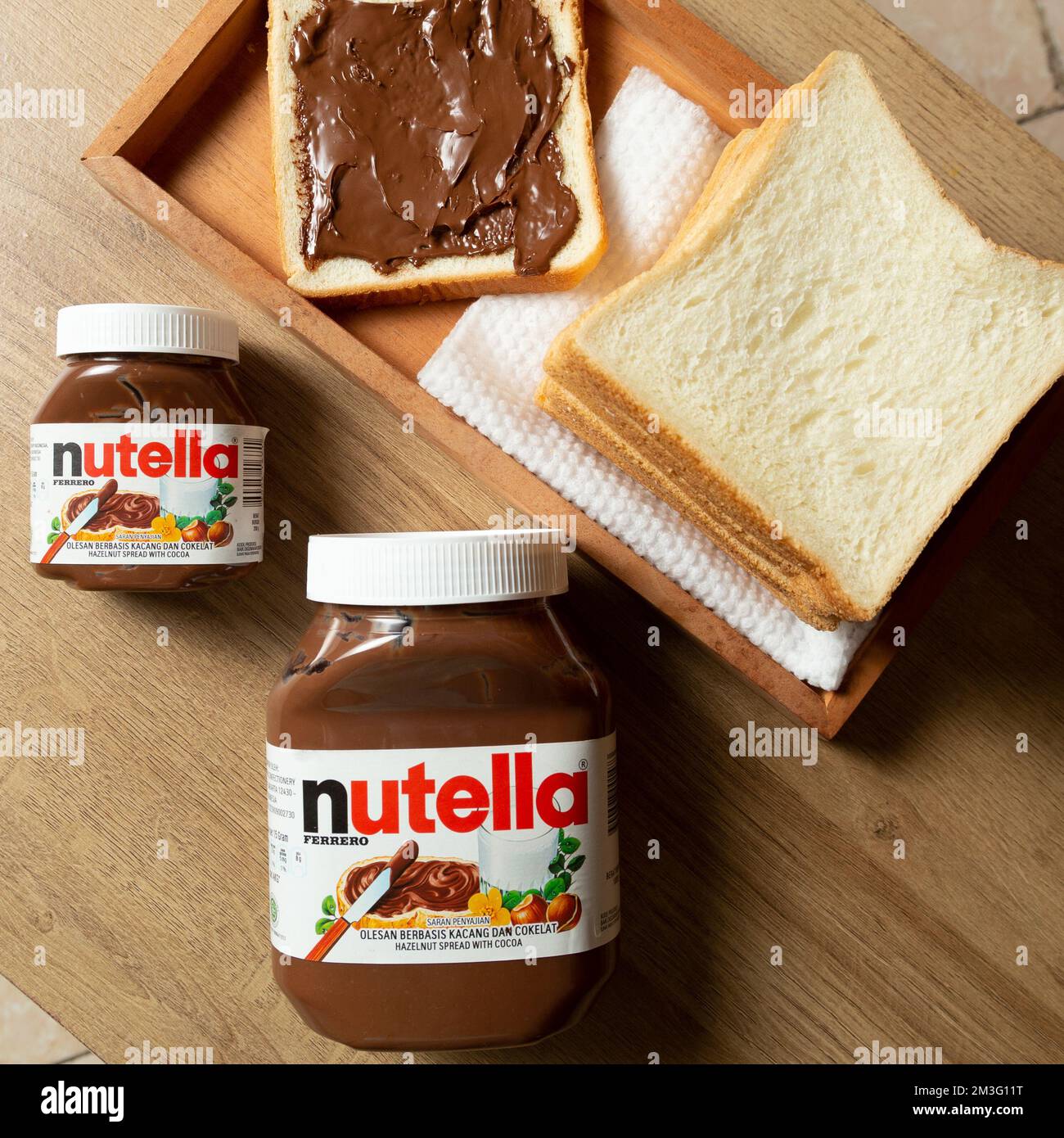 Nutella donuts hi-res stock photography and images - Alamy